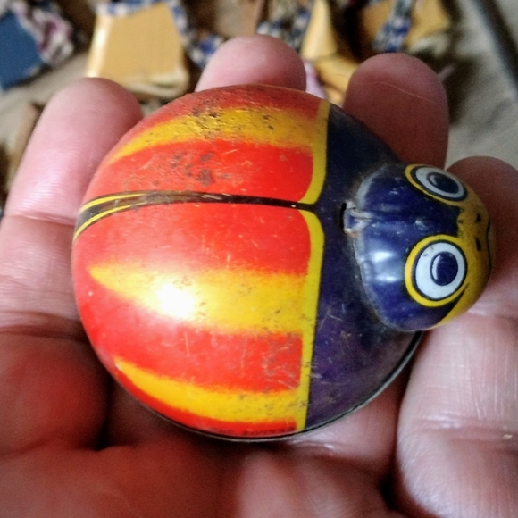 Antique | Toys | Vintage Tin Friction Toy Bug | Poshmark